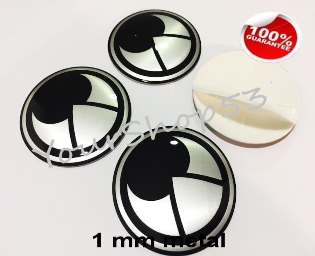 Metal Stickers - Car Wheel Center Cap Sticker - Set of 4 - FIT - HEICO ...