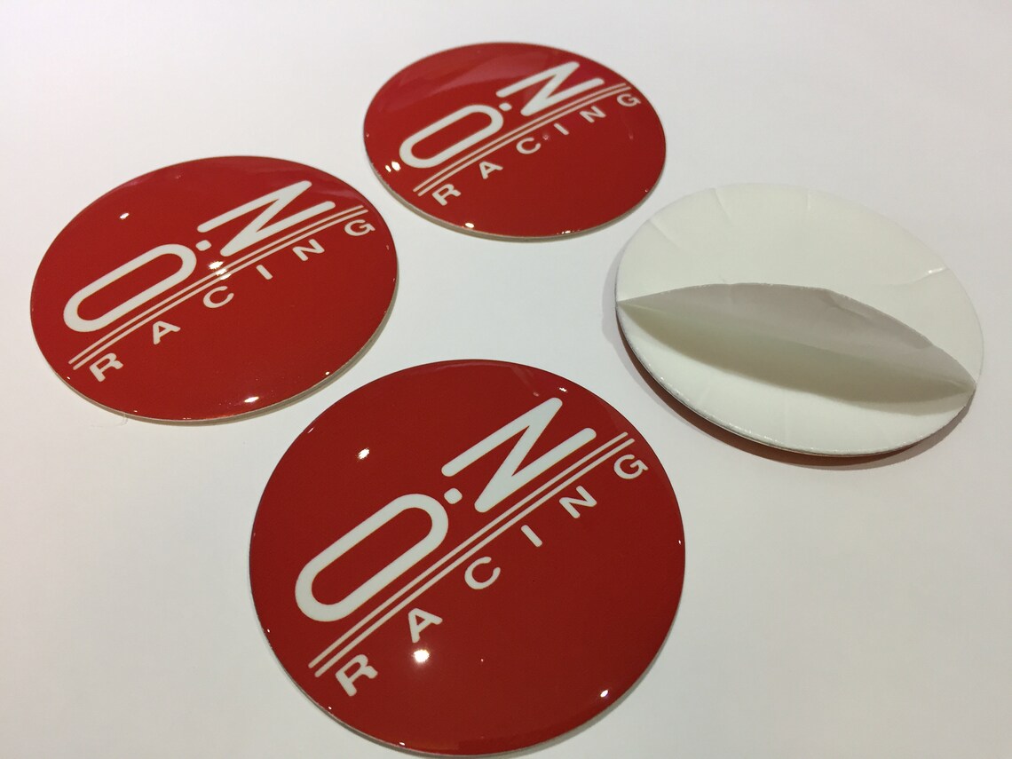 Metal Stickers Car Wheel Center Cap Stikers Set of 4 OZ - Etsy