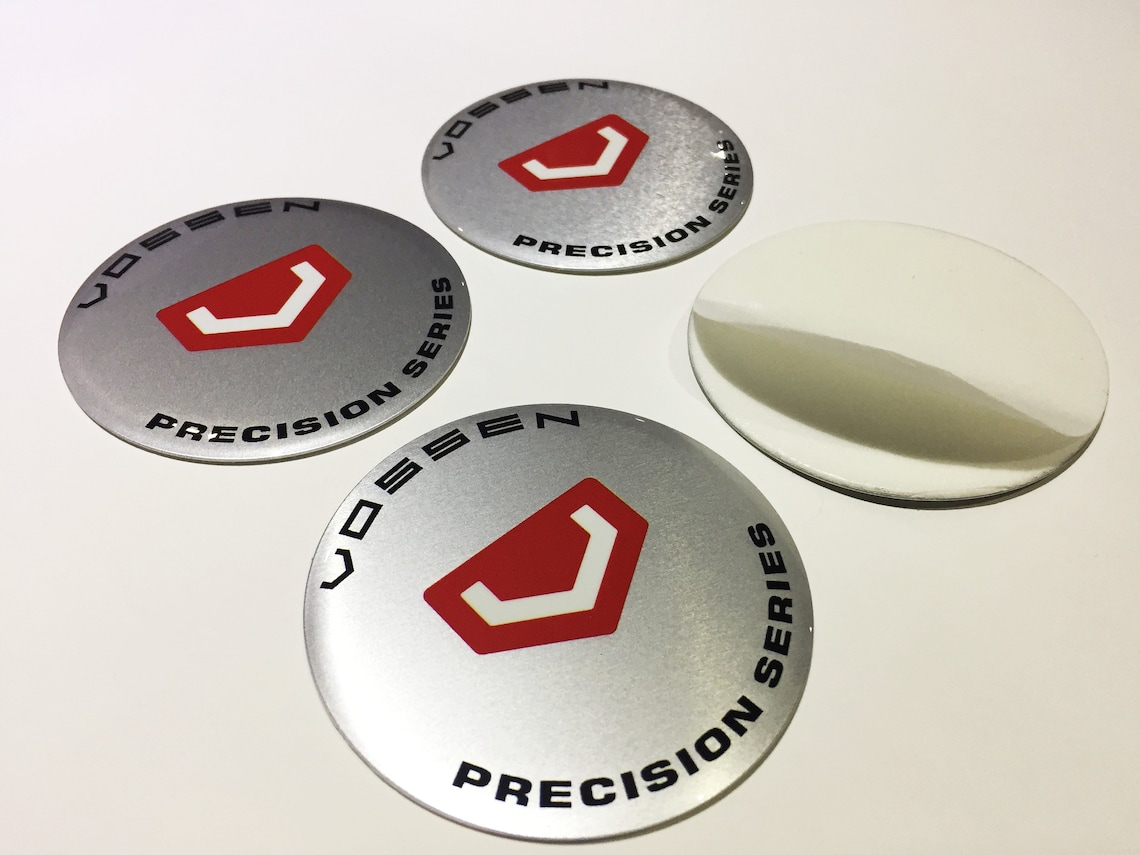 Metal Stickers Car Wheel Center Cap Stikers Set of 4 | Etsy