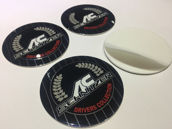 Metal Stickers Car Wheel Center Cap Stikers Set of 4 AC | Etsy