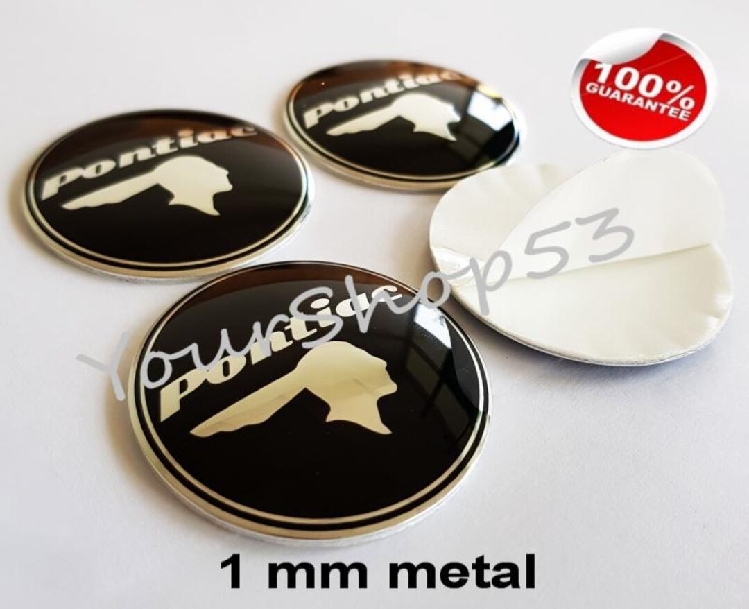 Metal Stickers - Car Wheel Center Cap Stickers - Set of 4 - FIT ...