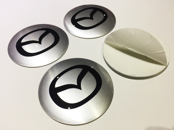 Metal Stickers Car Wheel Center Cap Stikers Set of 4 | Etsy