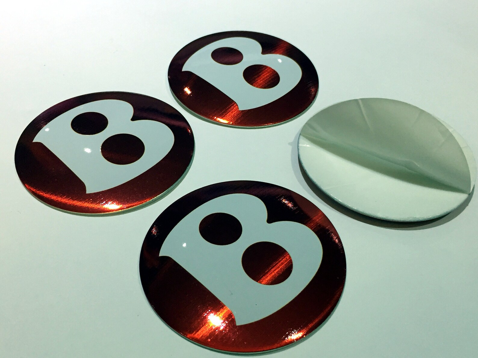 Metal Stickers Car Wheel Center Cap Stikers Set of 4 | Etsy