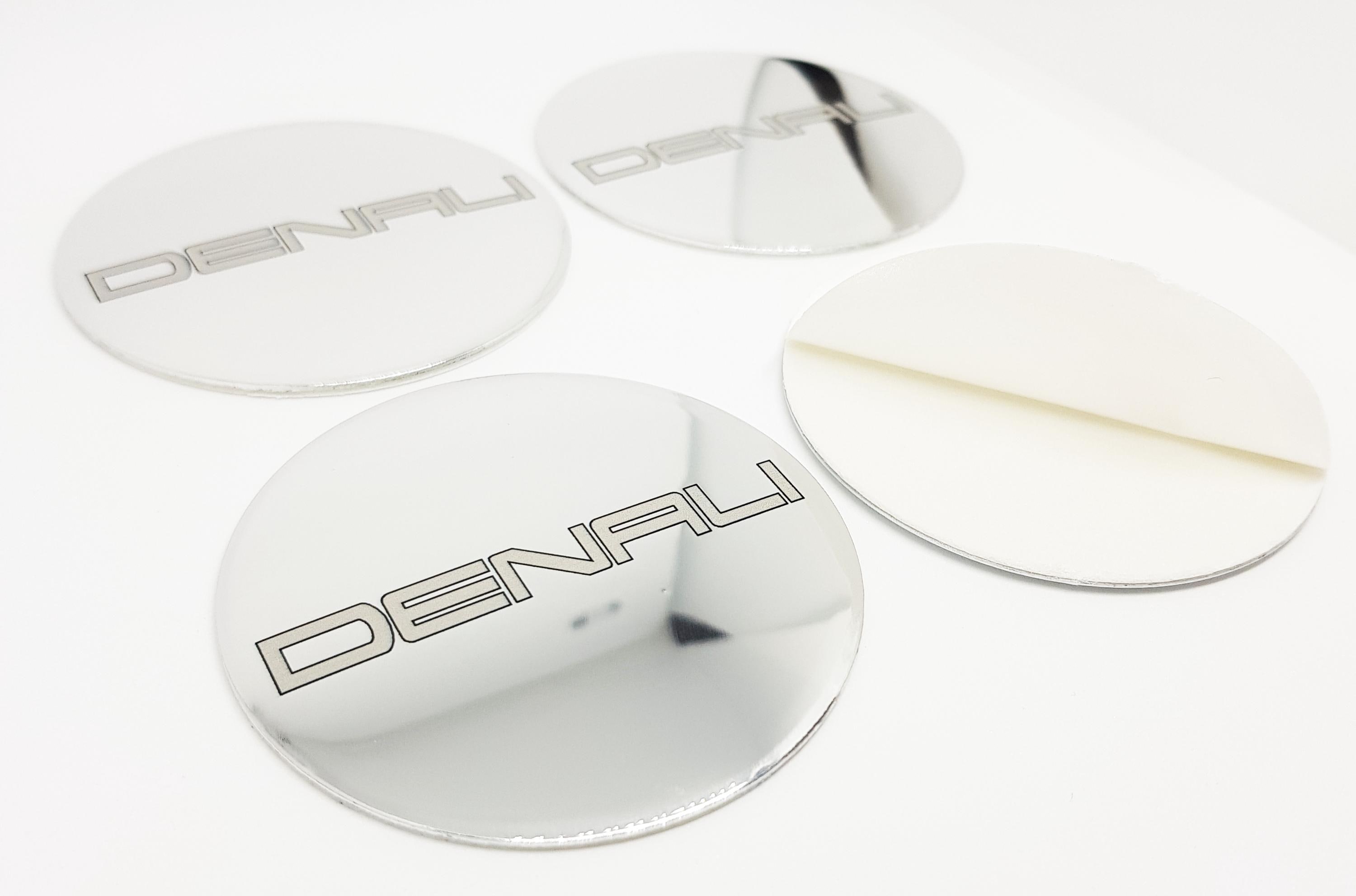 Metal Stickers - Car Wheel Center Cap Stickers - Set of 4 - FIT ...