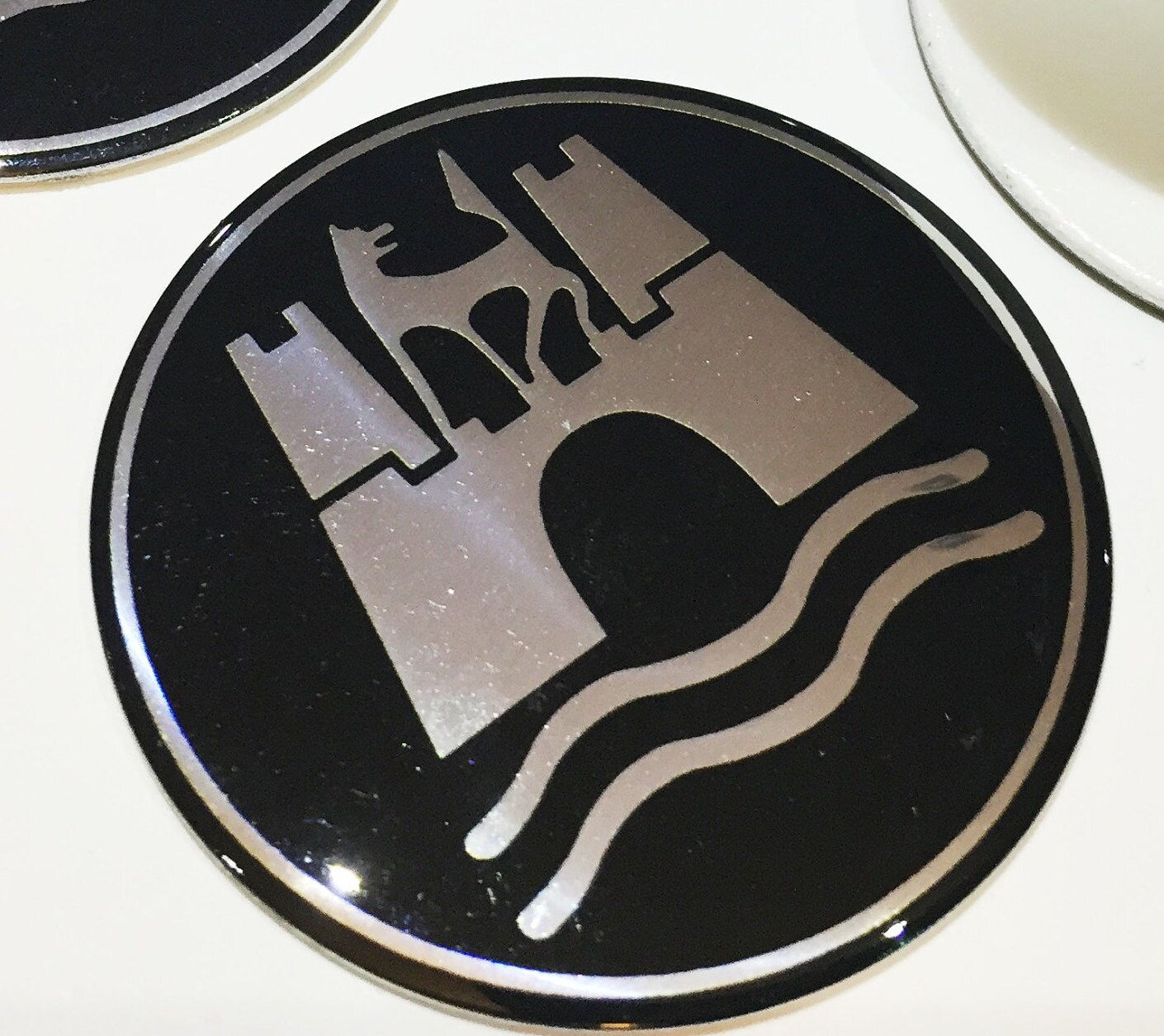 Metal Stickers - Car Wheel Center Cap Sticker - Set of 4 - FIT ...