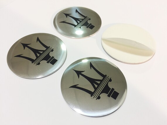 Metal Stickers Car Wheel Center Cap Stikers Set of 4 | Etsy