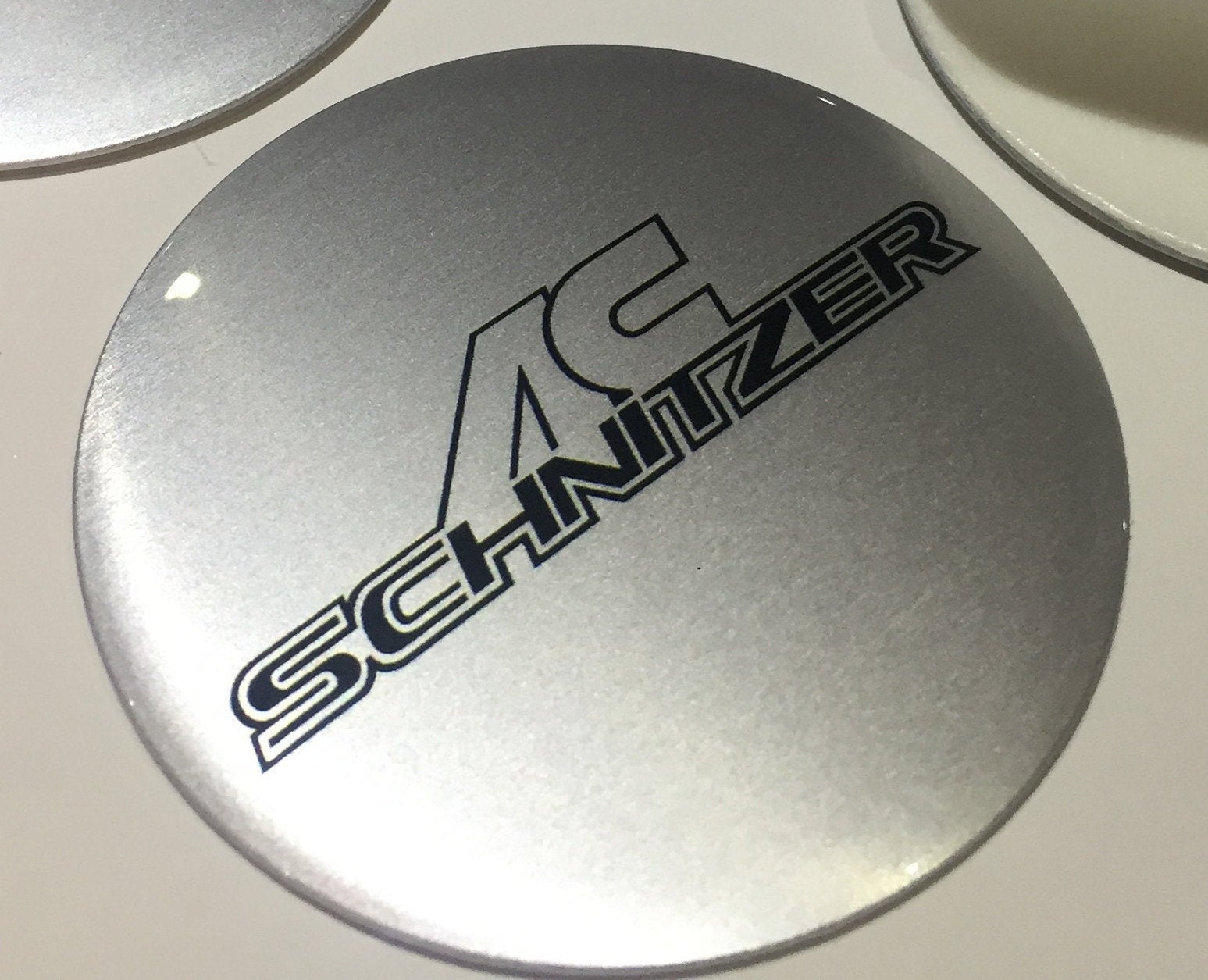 Metal Stickers - Car Wheel Center Cap Stickers - Set of 4 - FIT - AC ...