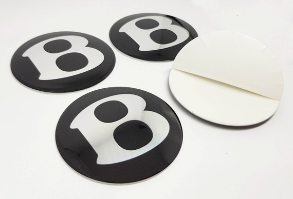 Metal Stickers Car Wheel Center Cap Stikers Set of 4 | Etsy