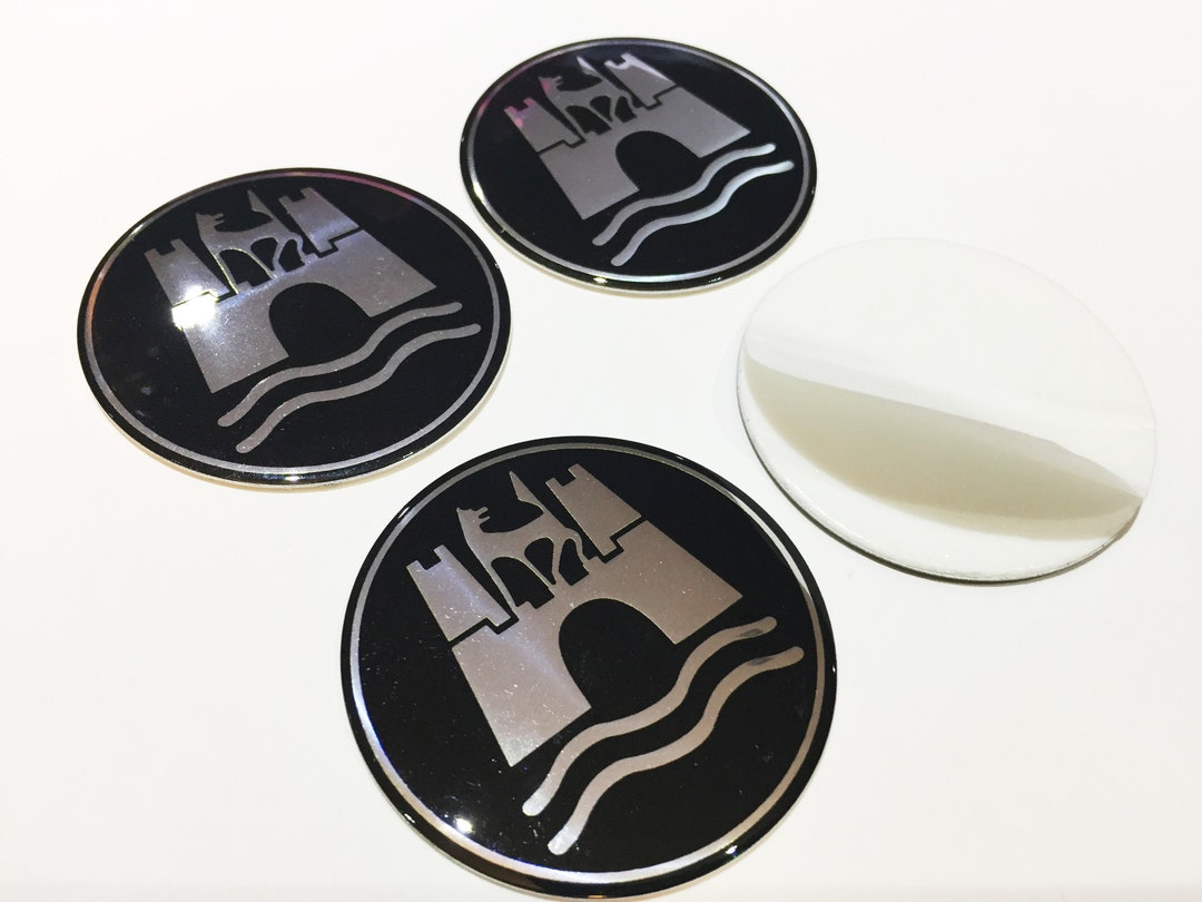 Metal Stickers Car Wheel Center Cap Stikers Set of 4 - Etsy