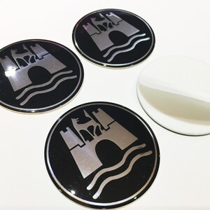 Metal Stickers Car Wheel Center Cap Stikers Set of 4 - Etsy