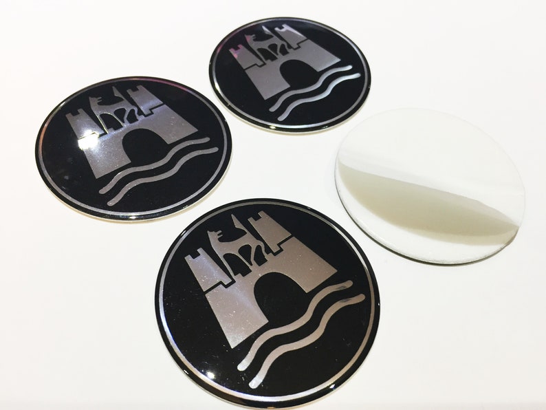 Metal Stickers Car Wheel Center Cap Stikers Set of 4 - Etsy