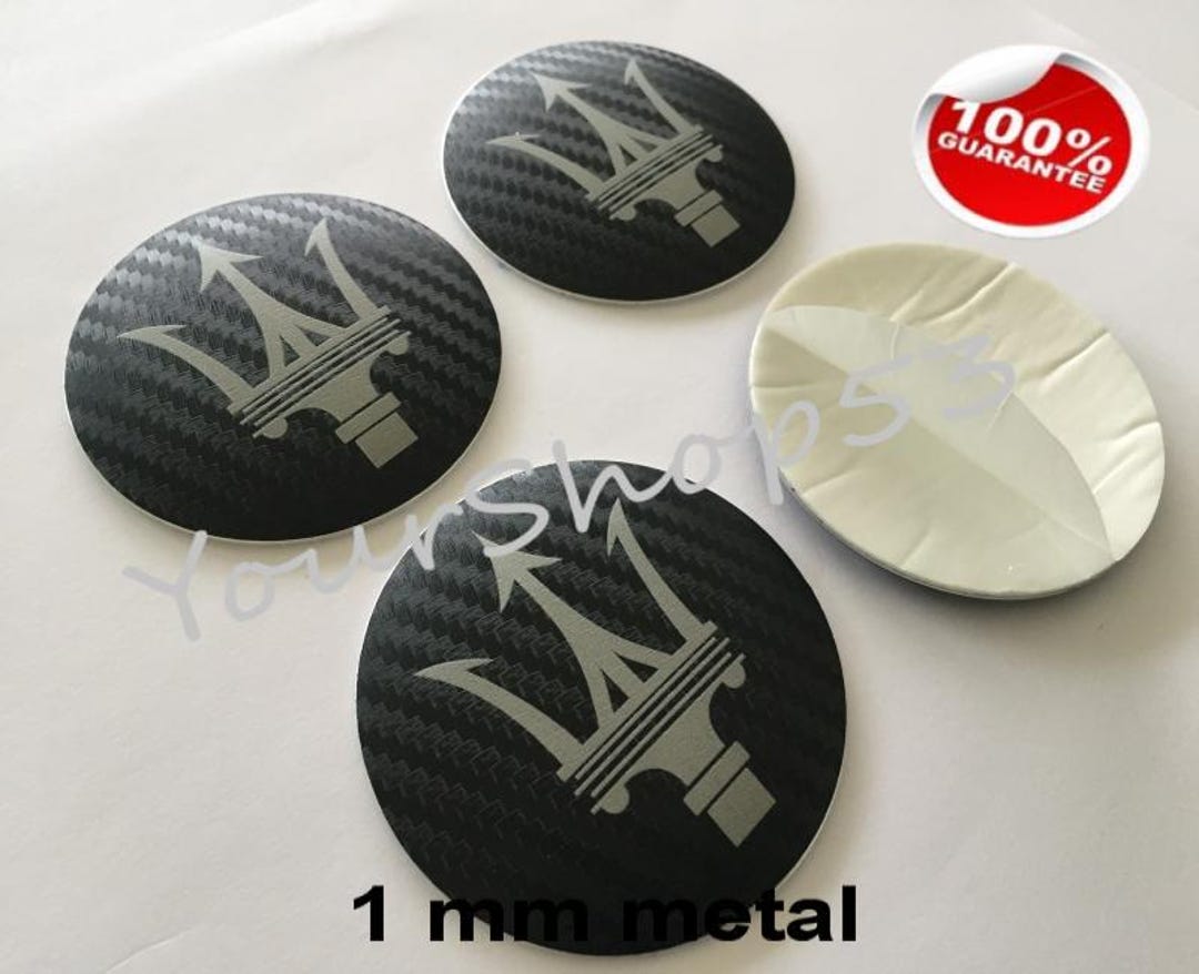Metal Stickers - Car Wheel Center Cap Sticker - Set of 4 - FIT ...