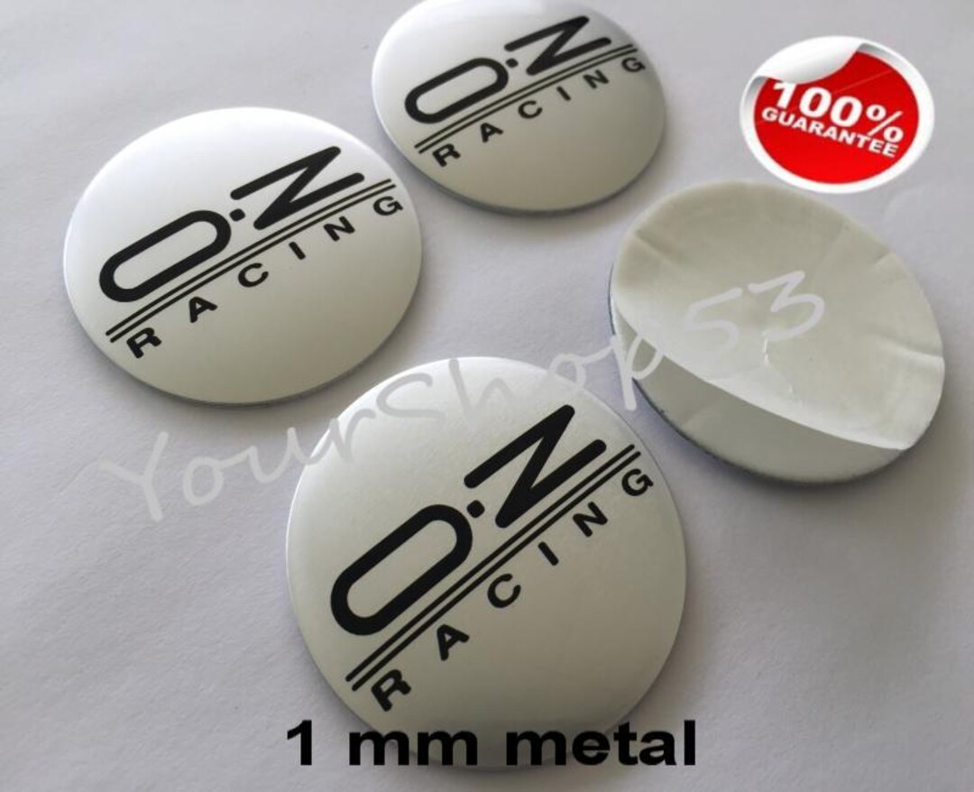 Metal Stickers - Car Wheel Center Cap Sticker - Set of 4 - FIT - OZ ...