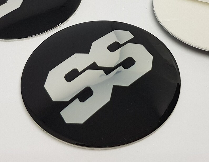 Metal Stickers - Car Wheel Center Cap Stickers - Set of 4 - FIT ...