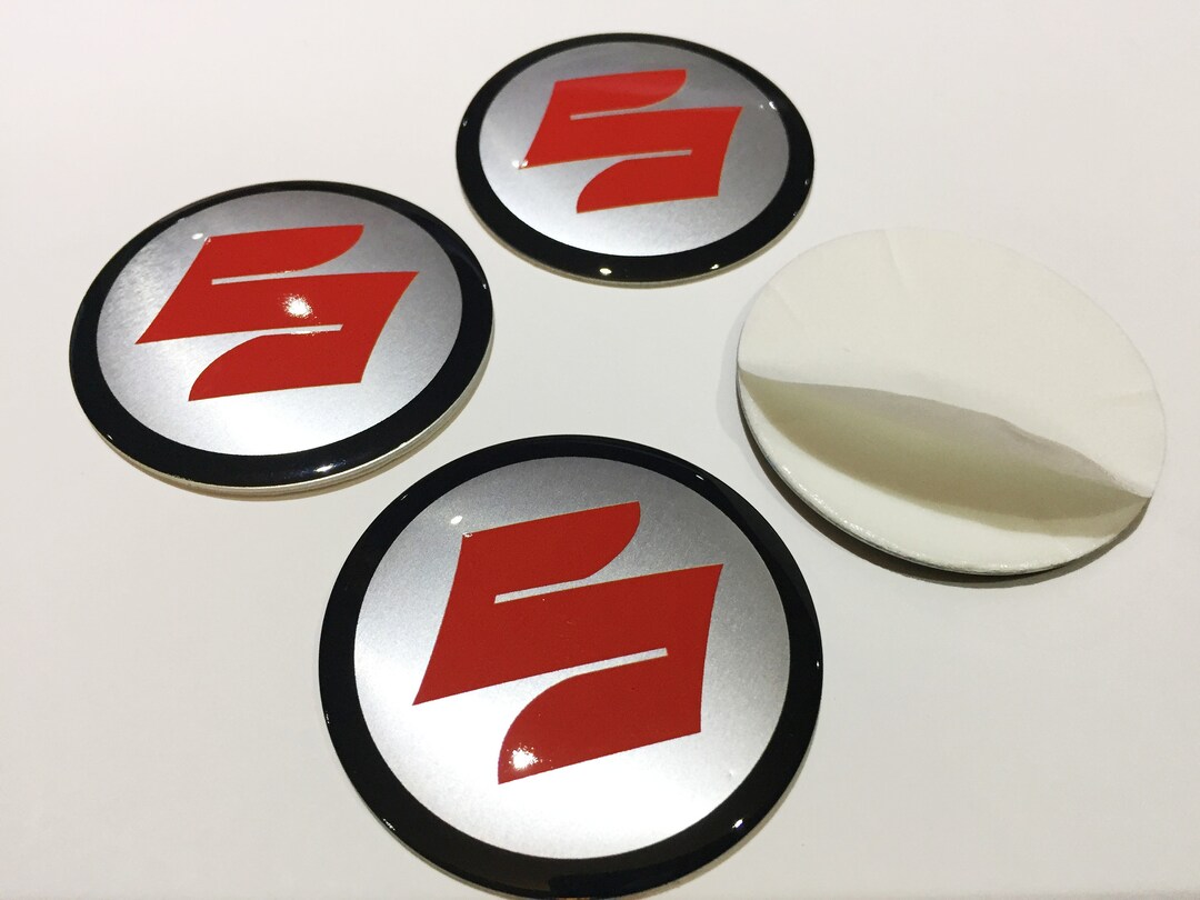 Metal Stickers Car Wheel Center Cap Stikers Set of 4 - Etsy