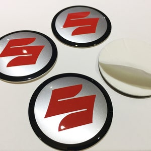 Metal Stickers Car Wheel Center Cap Stikers Set of 4 - Etsy