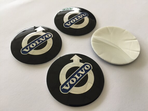 Metal Stickers Car Wheel Center Cap Stikers Set of 4 | Etsy