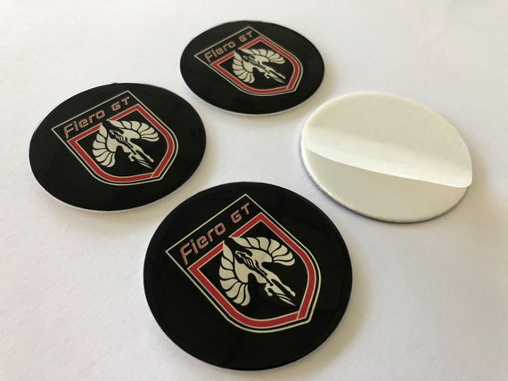 Metal Stickers car wheel center cap stikers set of 4 | Etsy
