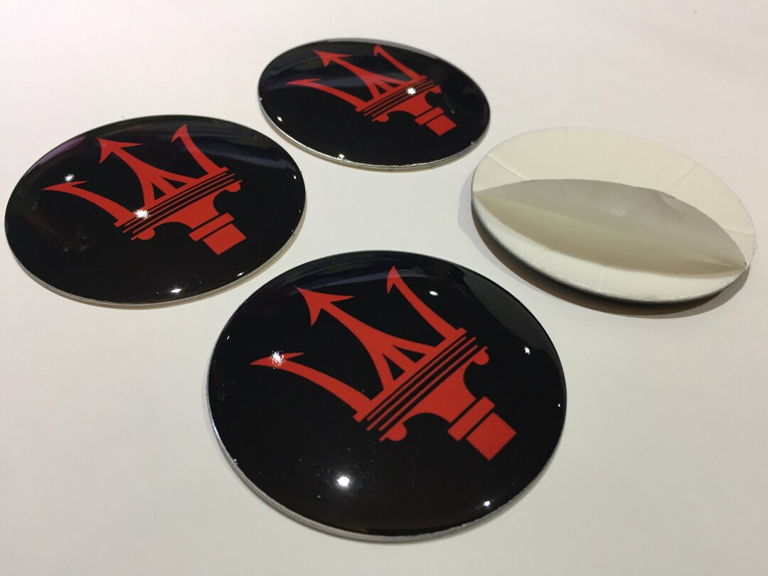 Metal Stickers Car Wheel Center Cap Stikers Set of 4 - Etsy