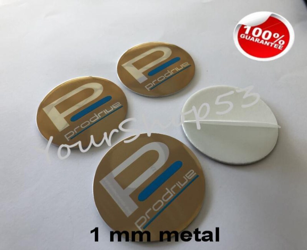 Metal Stickers - Car Wheel Center Cap Sticker - Set of 4 - FIT ...
