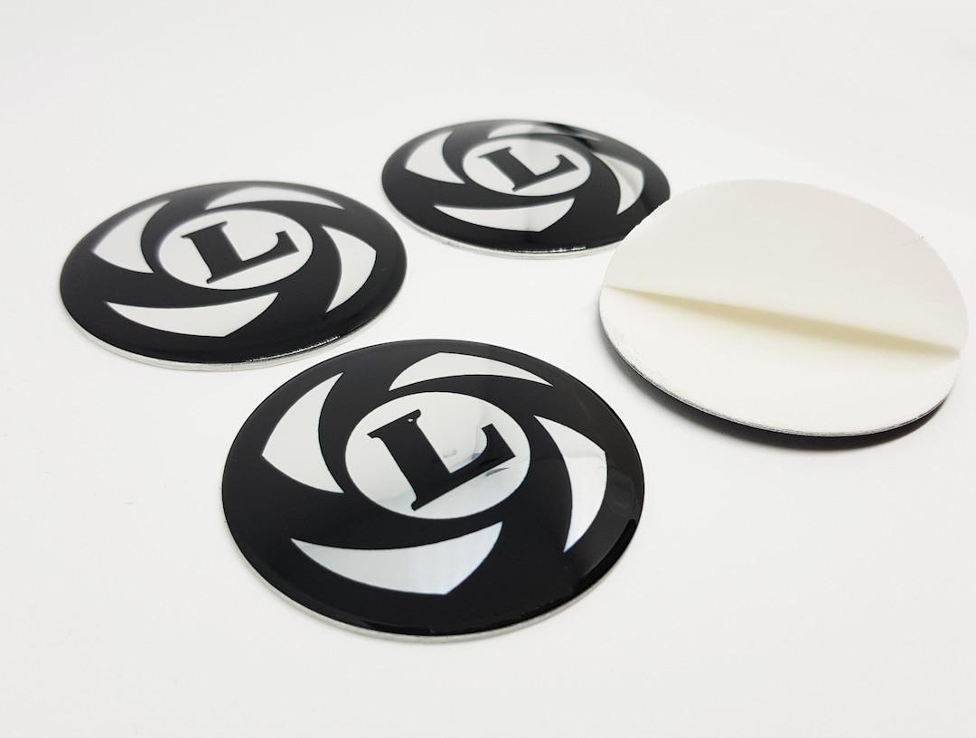 Metal Stickers Car Wheel Center Cap Stikers Set of 4 - Etsy