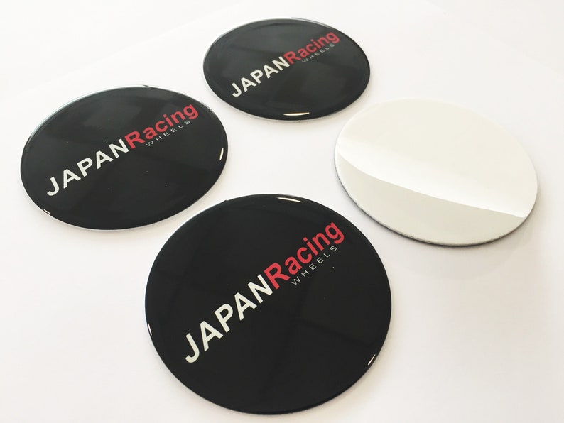 Metal Stickers Car Wheel Center Cap Stikers Set of 4 | Etsy