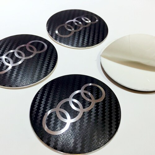 Metal Stickers Car Wheel Center Cap Stikers Set of 4 - Etsy