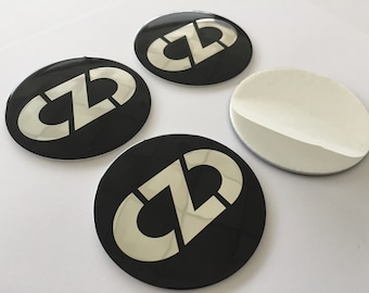 Metal Stickers Car Wheel Center Cap Stikers Set of 4 - Etsy