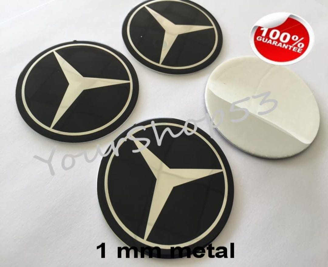 Metal Stickers - Car Wheel Center Cap Sticker - Set of 4 - FIT ...