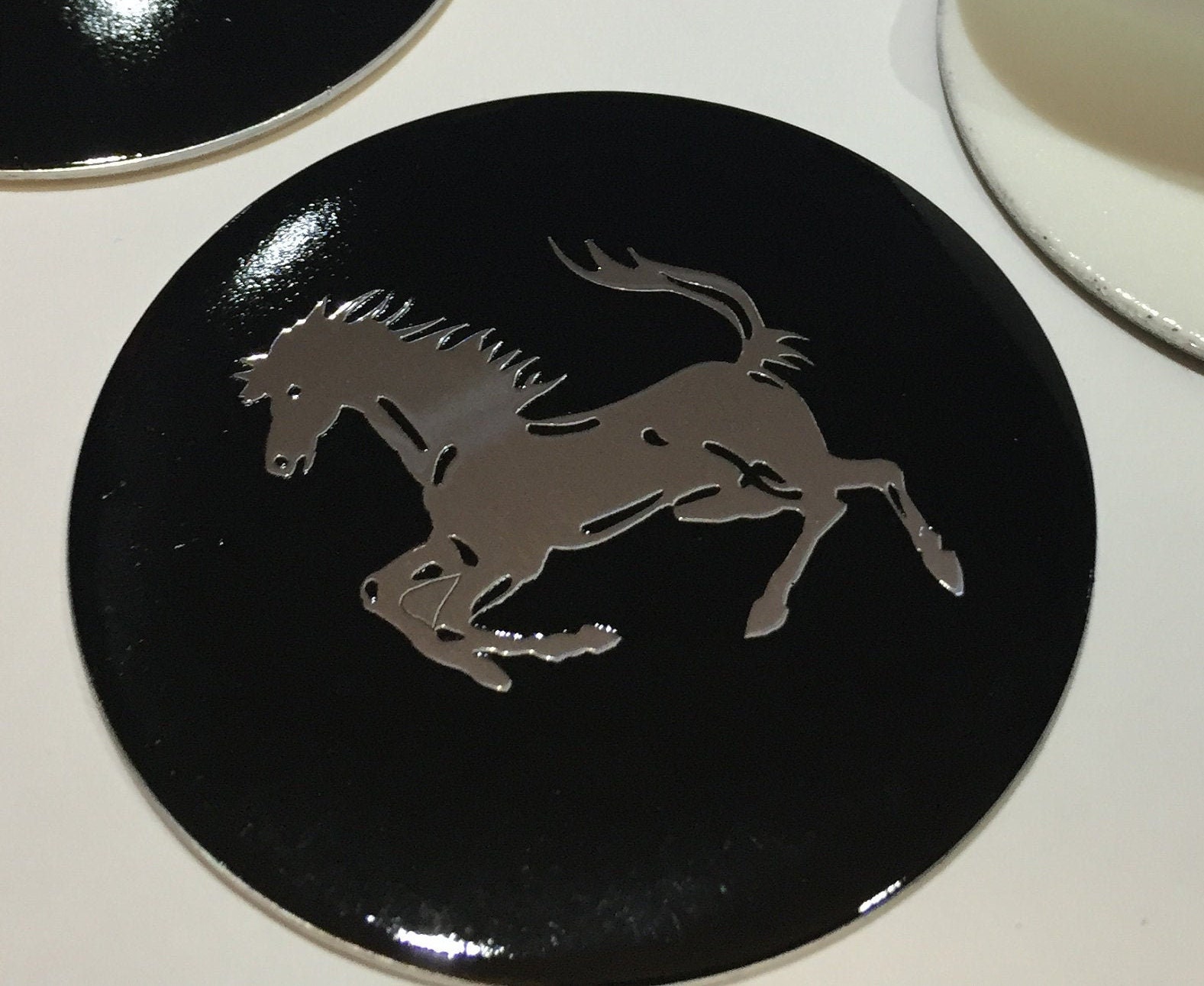 Metal Stickers - Car Wheel Center Cap Sticker - Set of 4 - FIT ...