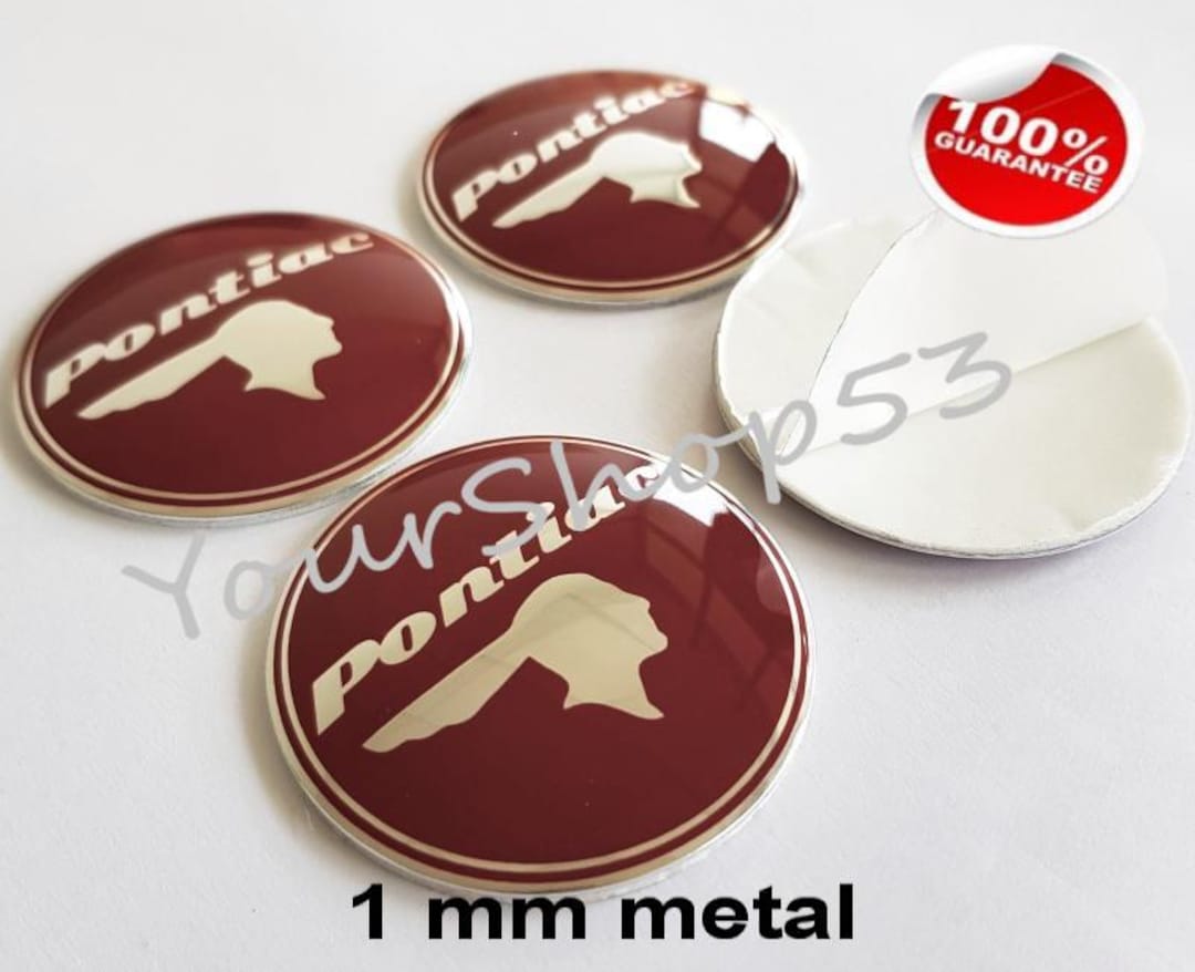 Metal Stickers - Car Wheel Center Cap Stickers - Set of 4 - FIT ...