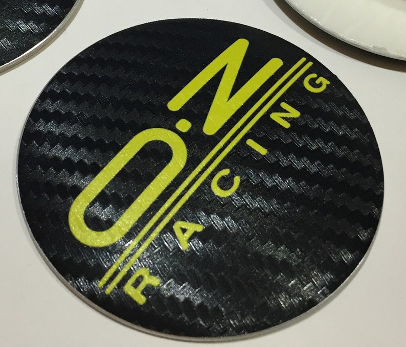 Metal Stickers - Car Wheel Center Cap Sticker - Set of 4 - OZ RACING 22 ...