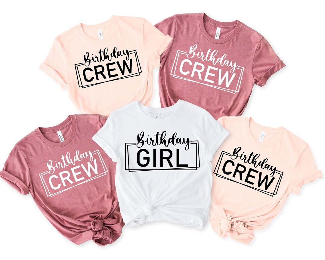 Birthday Crew Shirts, Birthday Group Shirts, Birthday Party Shirts ...