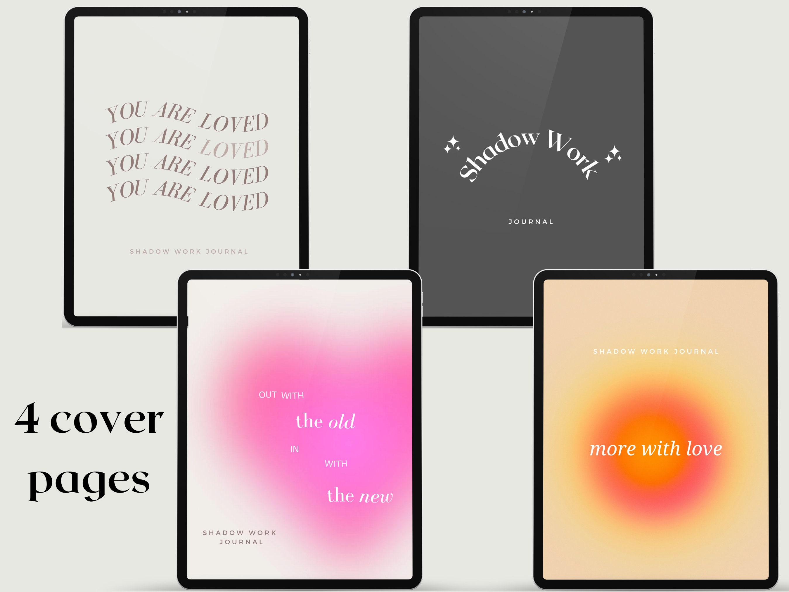 60 Shadow Work Digital Journal | Healing Digital Journal | Therapy ...