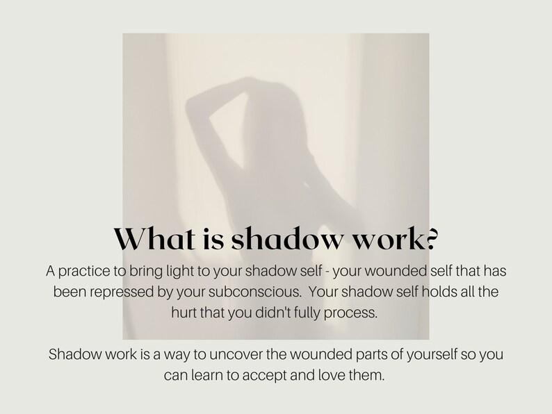 60 Shadow Work Digital Journal | Healing Digital Journal | Therapy ...
