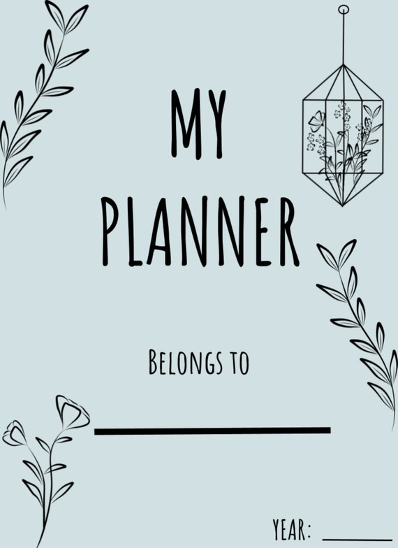 Printable Personal Planner Pages - Etsy