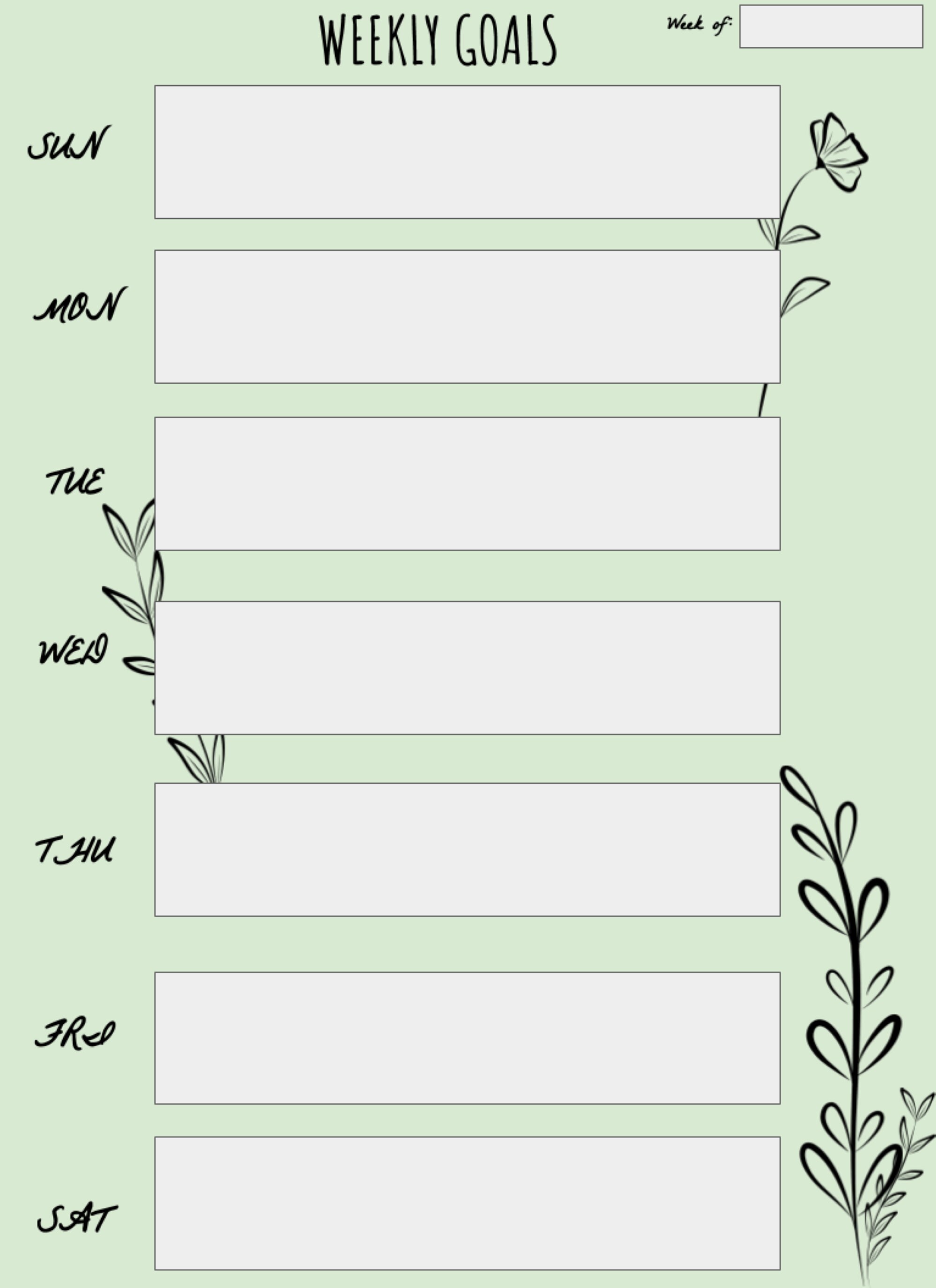 Printable Personal Planner Pages - Etsy