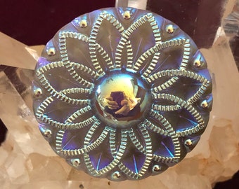 Large Glass Button - Etsy