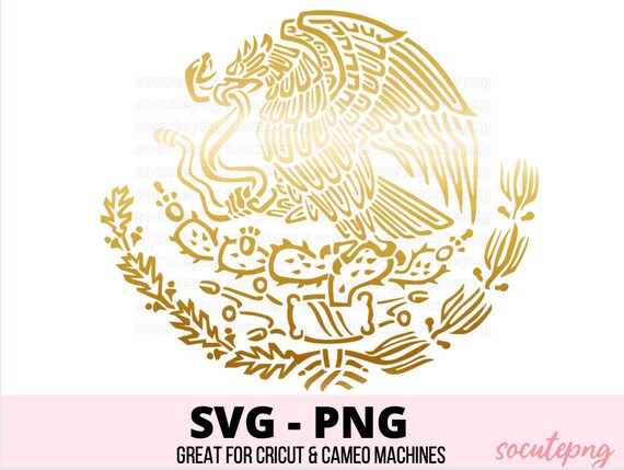 Mexican Eagle SVG Aguila Mexicana Mexico Escudo Nacional - Etsy