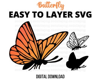 Butterfly Vinyl Layer - Etsy