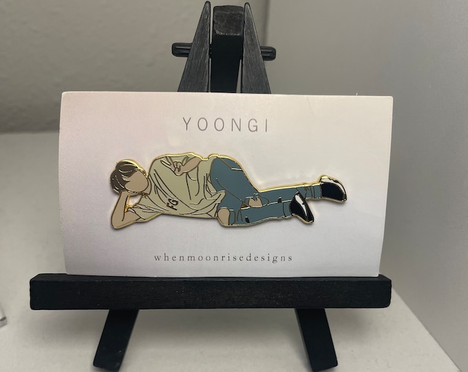 Yoongi Hard Enamel Pin - Etsy