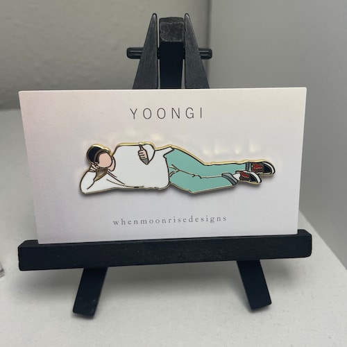 Yoongi Hard Enamel Pin - Etsy