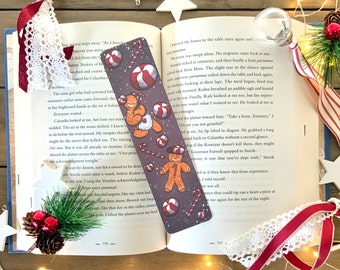 Candy Cane Bookmark | Etsy
