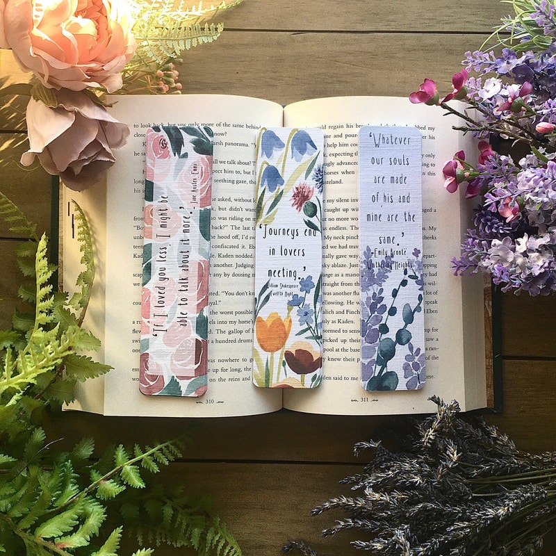 Quote Bookmarks - Etsy