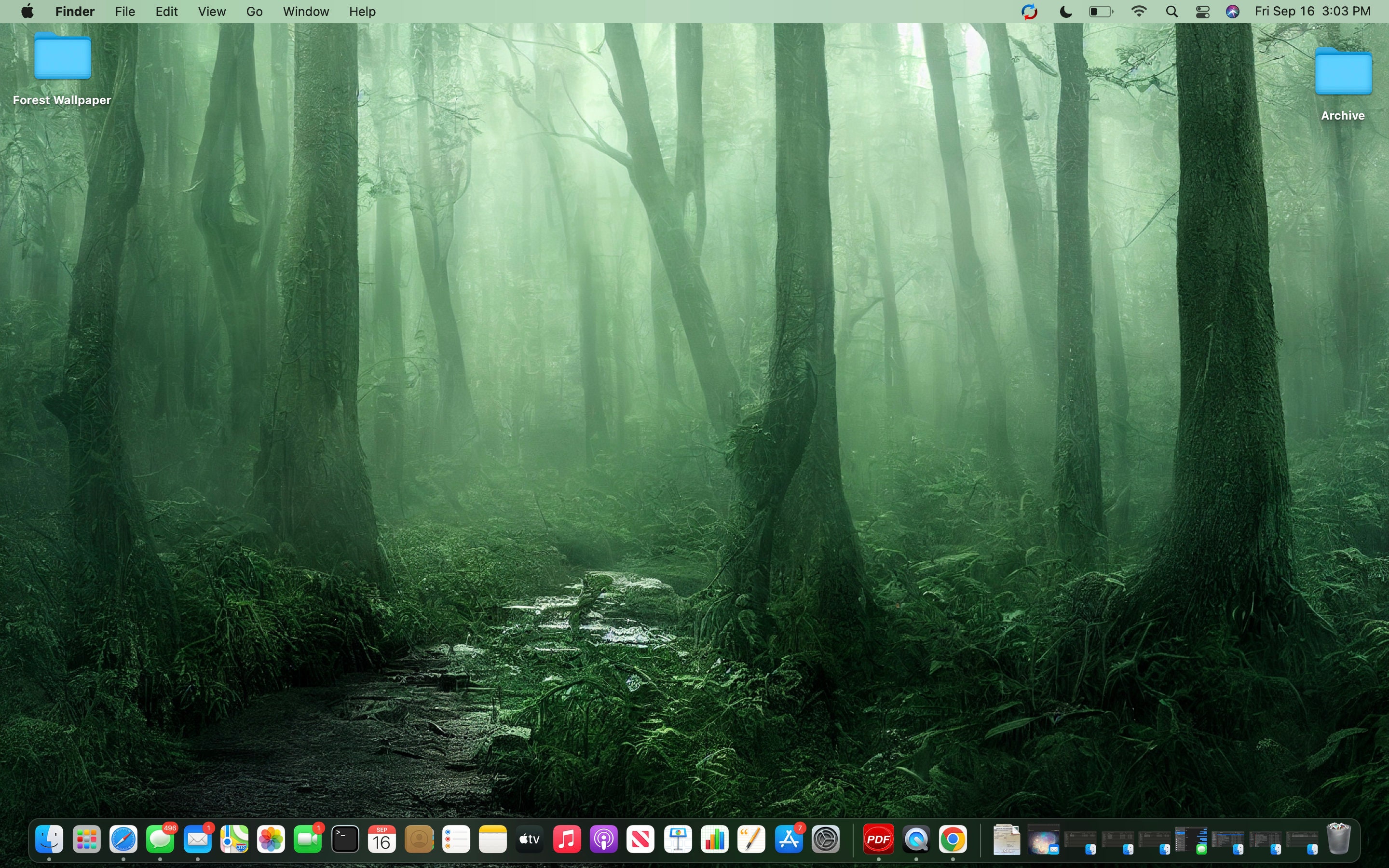 HD Forest Variety Pack Laptop Wallpapers x4 Instant Download, Beautiful ...
