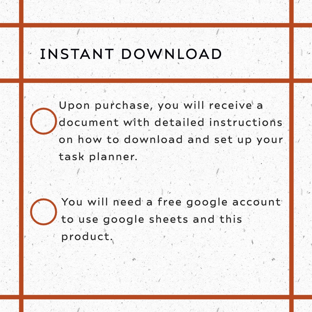 Google Sheets to Do List, Task Tracker, Schedule Template, Activity ...