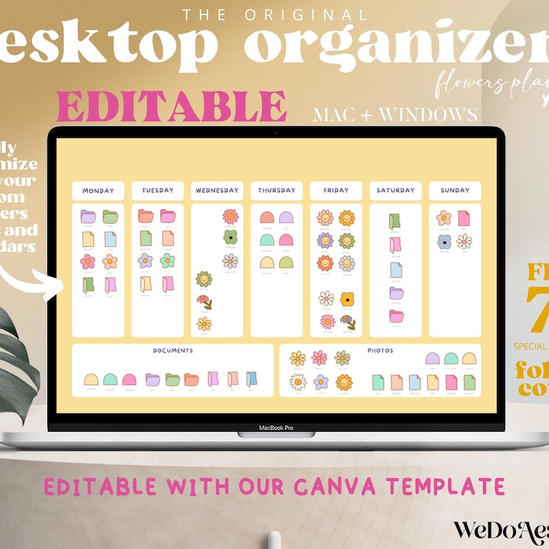 2023 Desktop Planner - Etsy