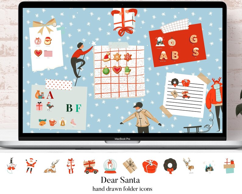 Christmas Winter Desktop Organizer Wallpaper - Desktop Organizer ...