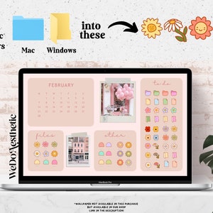 70+ Cute Flowers Desktop Folder Icons, Mac + Windows Folders Icons, Mac ...