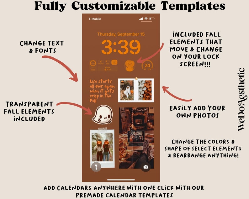 IOS 16 Editable Lockscreen Widgets IOS 16 Homescreen Ios 16 - Etsy